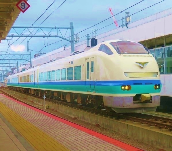 E653系いなほ特急シンボルマーク付き上沼垂色とハマナス色: Express Travel Blog